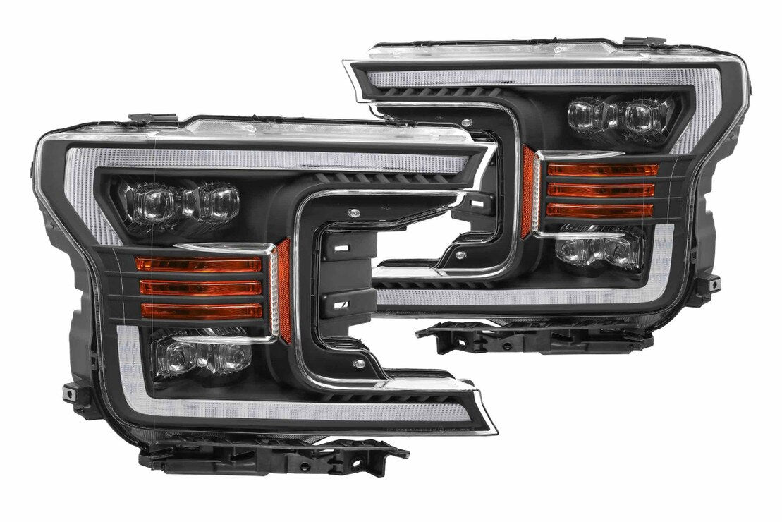 ALPHAREX 18-20 FORD F150 NOVA-SERIES LED PROJECTOR HEADLIGHTS - BLACK ...