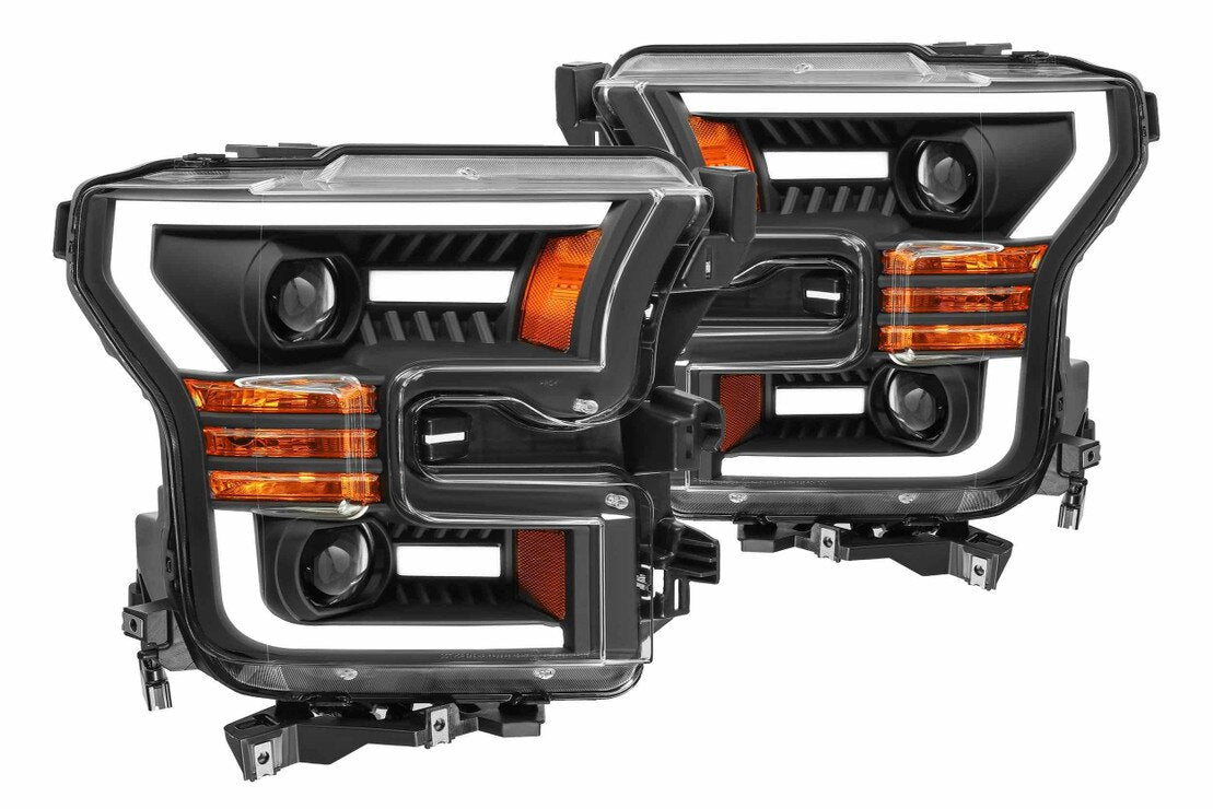 ALPHAREX 15-17 FORD F150 LUXX-SERIES LED PROJECTOR HEADLIGHTS – LOWEREDF150